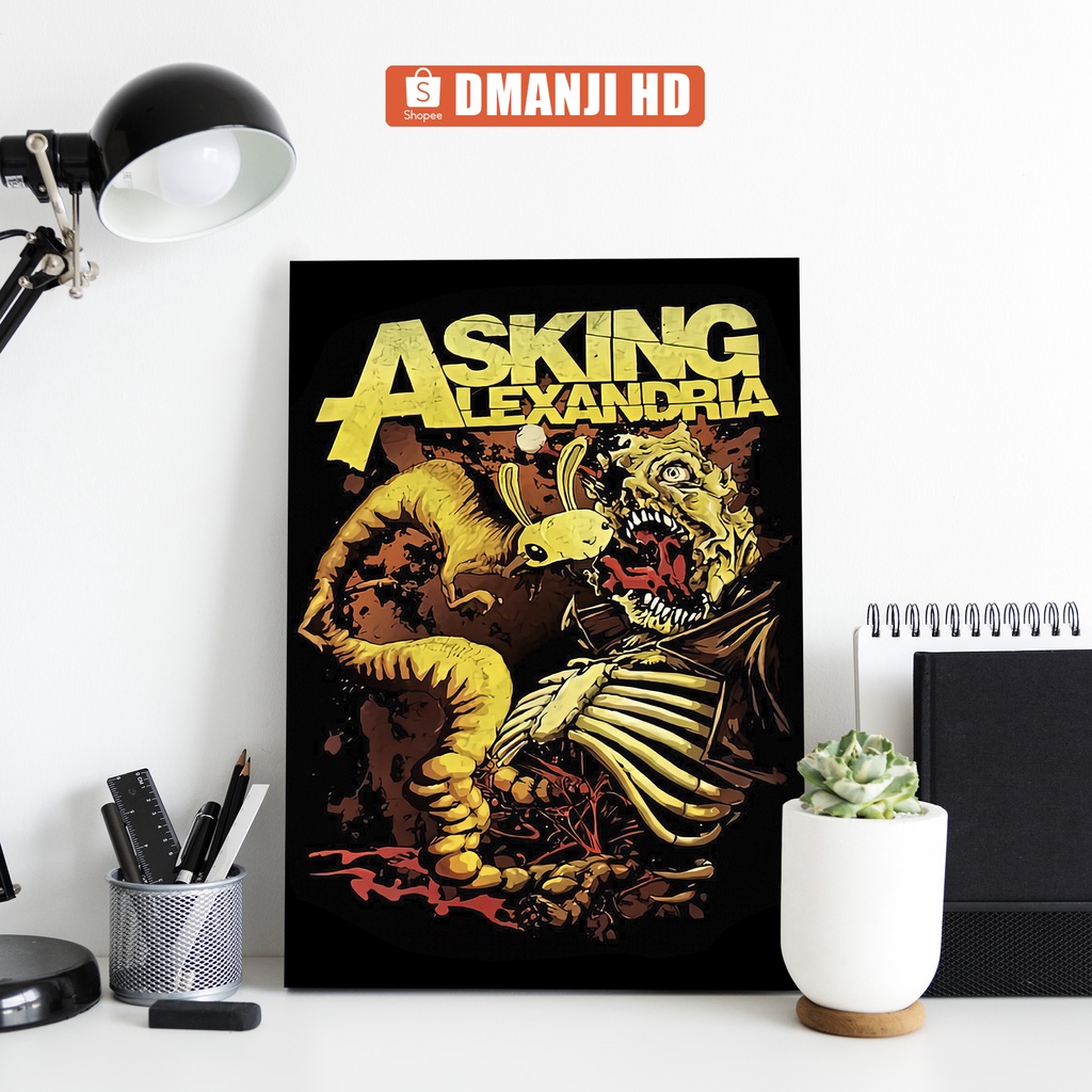 Jual DMANJI HD | Hiasan dinding Band Asking Alexandria | Poster bingkai ...