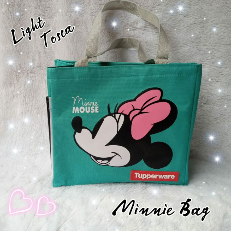 Jual Tas bekal Minnie Mouse ( Zipper bunga Es ) / Minnie Mouse Tas ...