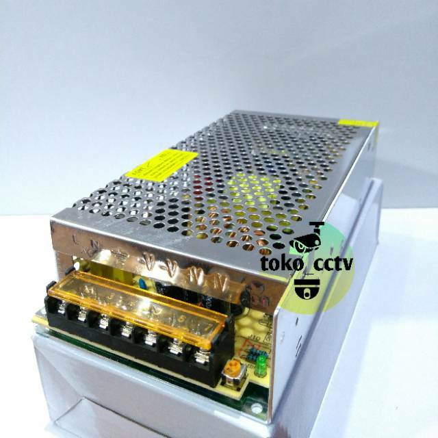 Jual Power Supply Jaring 10A 12V Adaptor/Power Sentral Jaring 12V 10A ...
