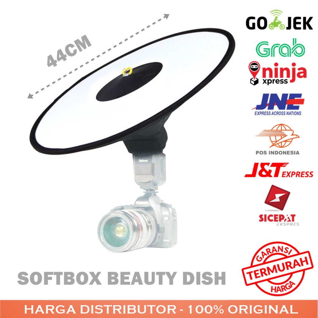 Jual Softbox beauty dish speedlite universal flash diffuser bisa untuk ...