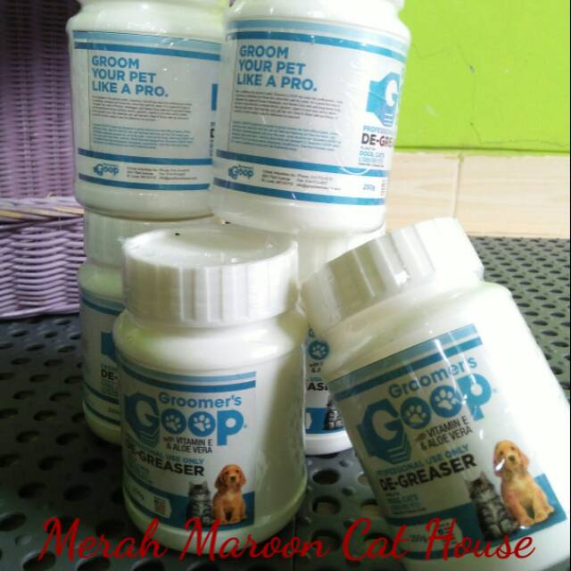 Jual Groomers Goop (Degreaser Cream) 250gr penghilang stain/noda pada bulu kucing | Shopee Indonesia