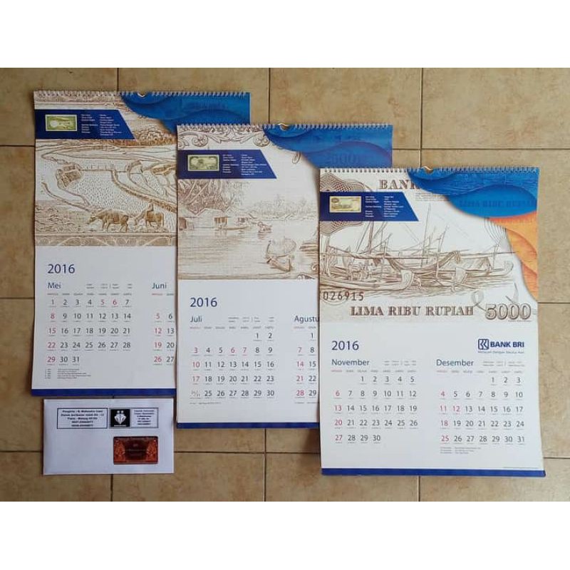 Jual Kalender BRI lama tema numismatik... | Shopee Indonesia