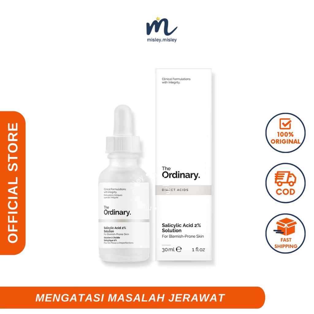 Jual MISLEY - THE ORDINARY Salicylic Acid 2% Solution 30ml Original ...
