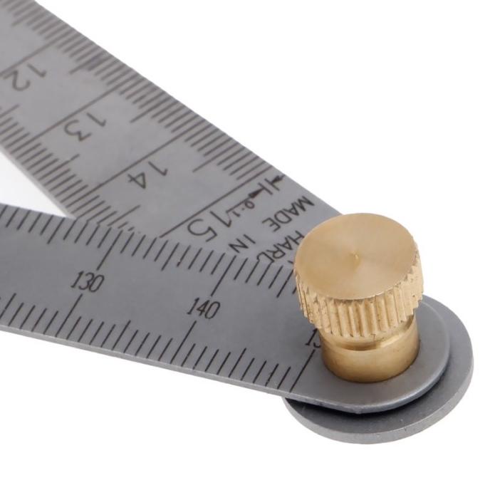 Jual Welding Taper Feeler Bore Gauge Gage Stainless Steel Depth Ruler ...