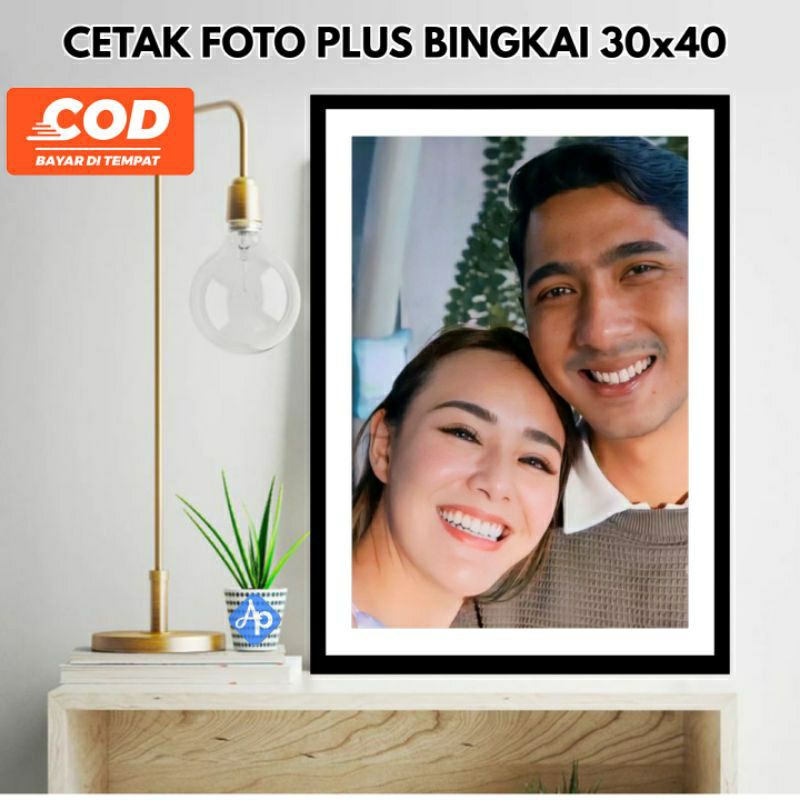 Jual CETAK FOTO UKURAN 30X40 FULL LIST SUDAH TERMASUK BINGKAI TINGGAL ...