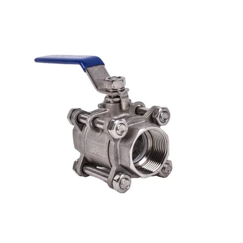 Jual Ball valve 3pc stainless drat 1 inch DN 25 | Shopee Indonesia