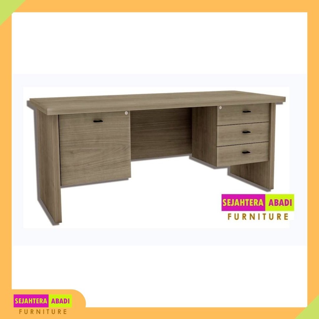 Jual Meja Kantor / Meja Kerja / Meja Direktur Garvani CALISTA 1800 PLUS ...