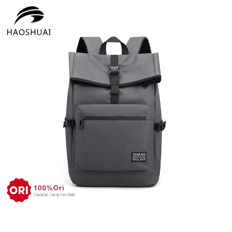 Jual Tas Ransel Pria HAOSHUAI 810 Tas Backpack Korea Pria Waterproof BAEOS | Shopee Indonesia