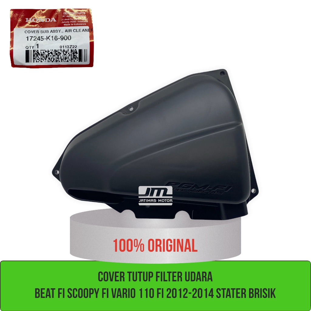 Jual Cover tutup filter udara beat fi scoopy fi vario 110 fi stater ...