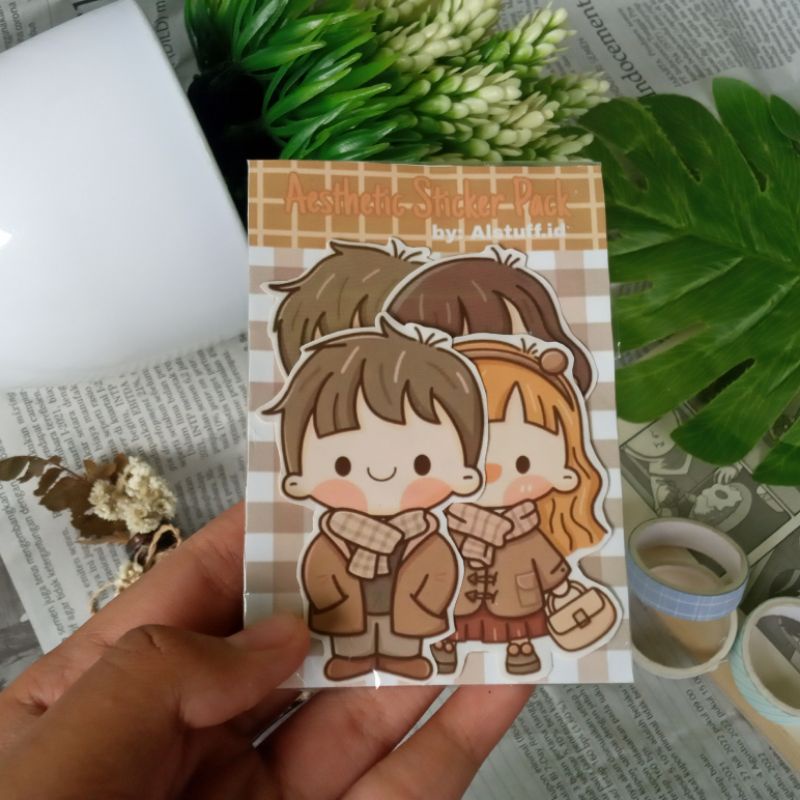 Jual Sticker Aesthetic Winter Series || stivker pack aesthetic by ...