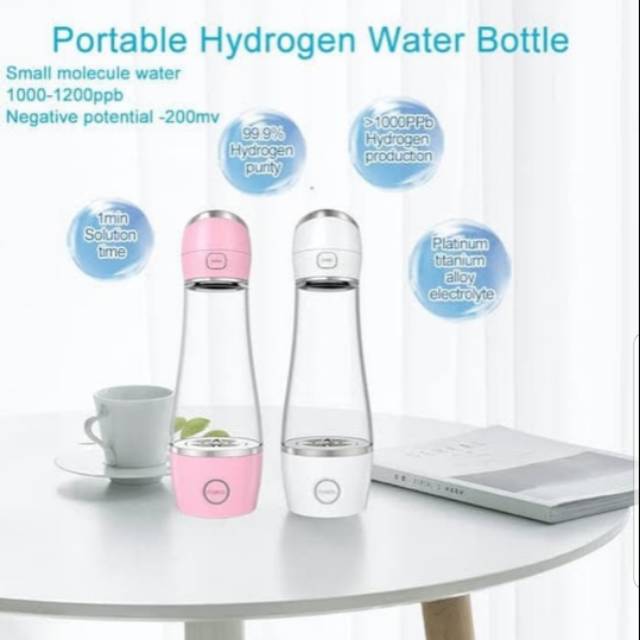 Jual Botol Air Minum Hydrogen - Hydrogen Water Bottle Generator - New ...