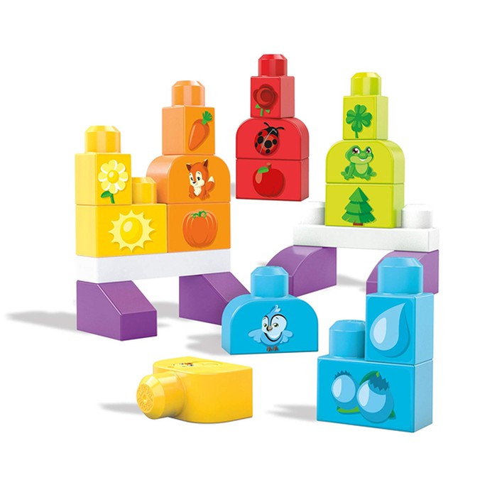 Jual Kiddo Mega Bloks Mathc My Colors / 1-2-3 Count / Build & Learn ...