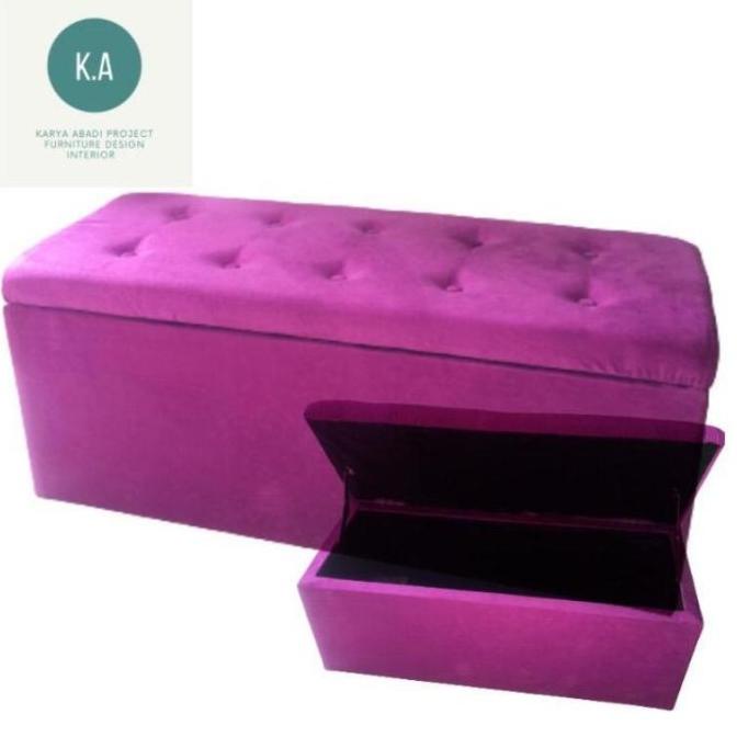 Jual SOFA BOX STORAGE SOFA PUFF ( SOFA MINIMALIS - TEMPAT PENYIMPAN ...