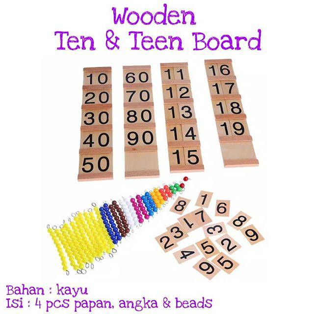 Jual Wooden Ten & Teen Board | Shopee Indonesia