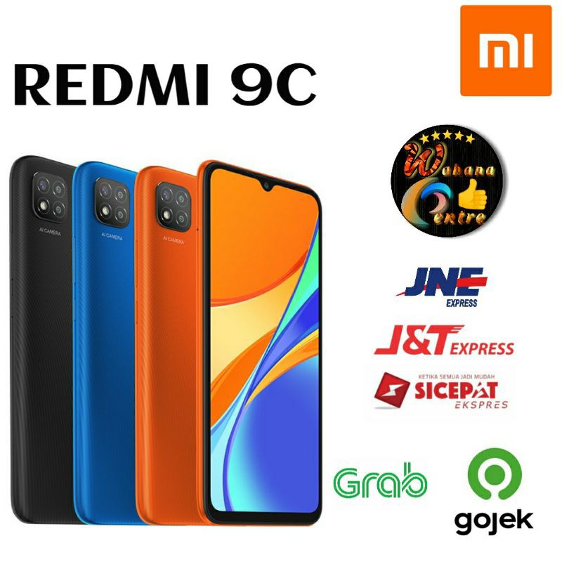 Jual HP XIAOMI REDMI 9C RAM 3/32 4/64 [3GB 32GB / 4GB 64GB] GARANSI RESMI XIAOMI | Shopee Indonesia