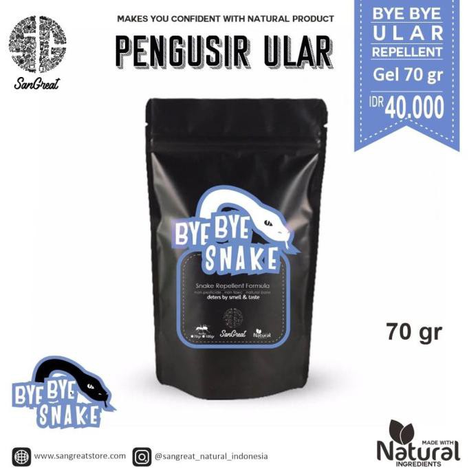 Jual [[BISA COD]] BYE BYE SNAKE GEL 70g - Gel Pengusir Ular dan ...