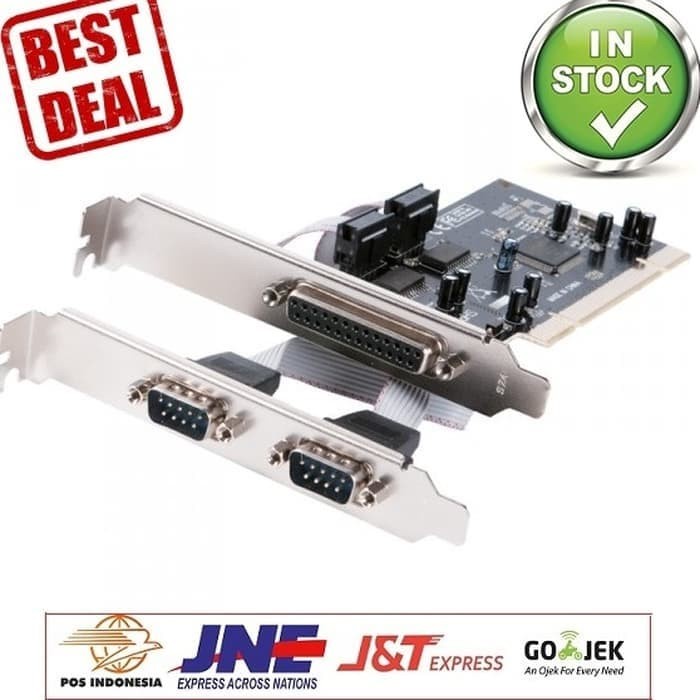 Jual card LPT PCI Express Card I/O + Serial Port untuk printer PARALLEL ...