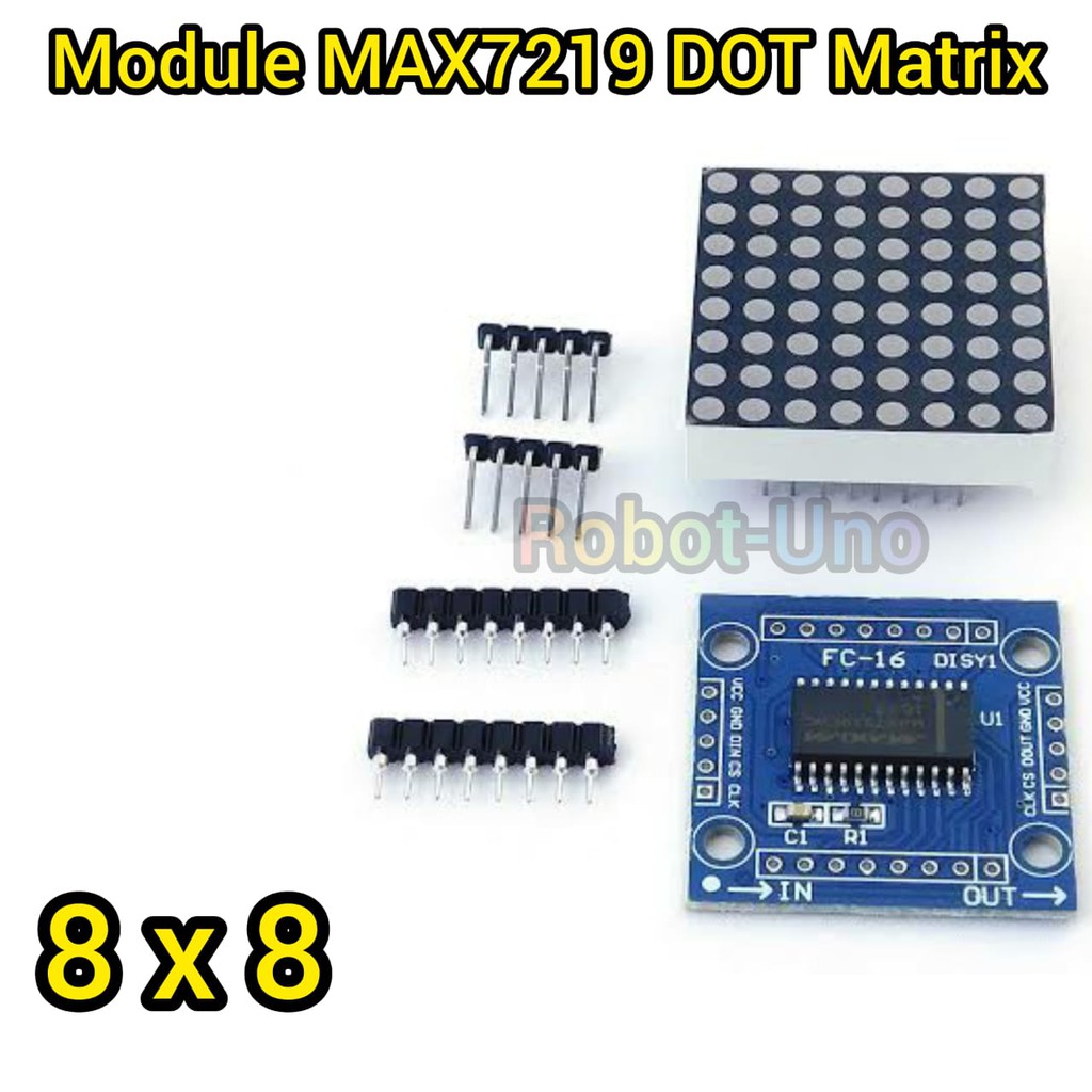 Jual Dot matrix 8x8 Max7219 Module Layar Titik Arduino | Shopee Indonesia