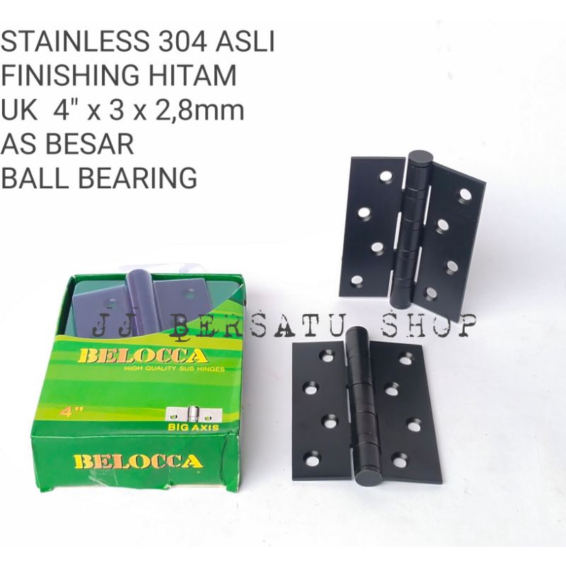 Jual Engsel pintu stainless 4 inch HITAM | Shopee Indonesia