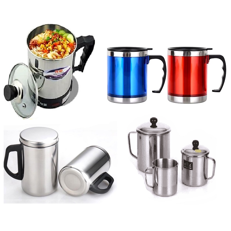 Jual DHW SUBRON Thermos Mug, Cangkir Besi 7cm (Tanpa Tutup), 8-10-12cm ...