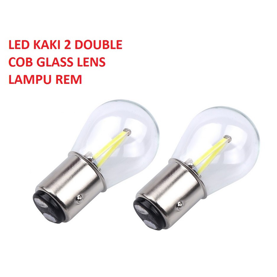 Jual Lampu Led Kaki 2 COB Glass Lens Putih (REM) | Shopee Indonesia