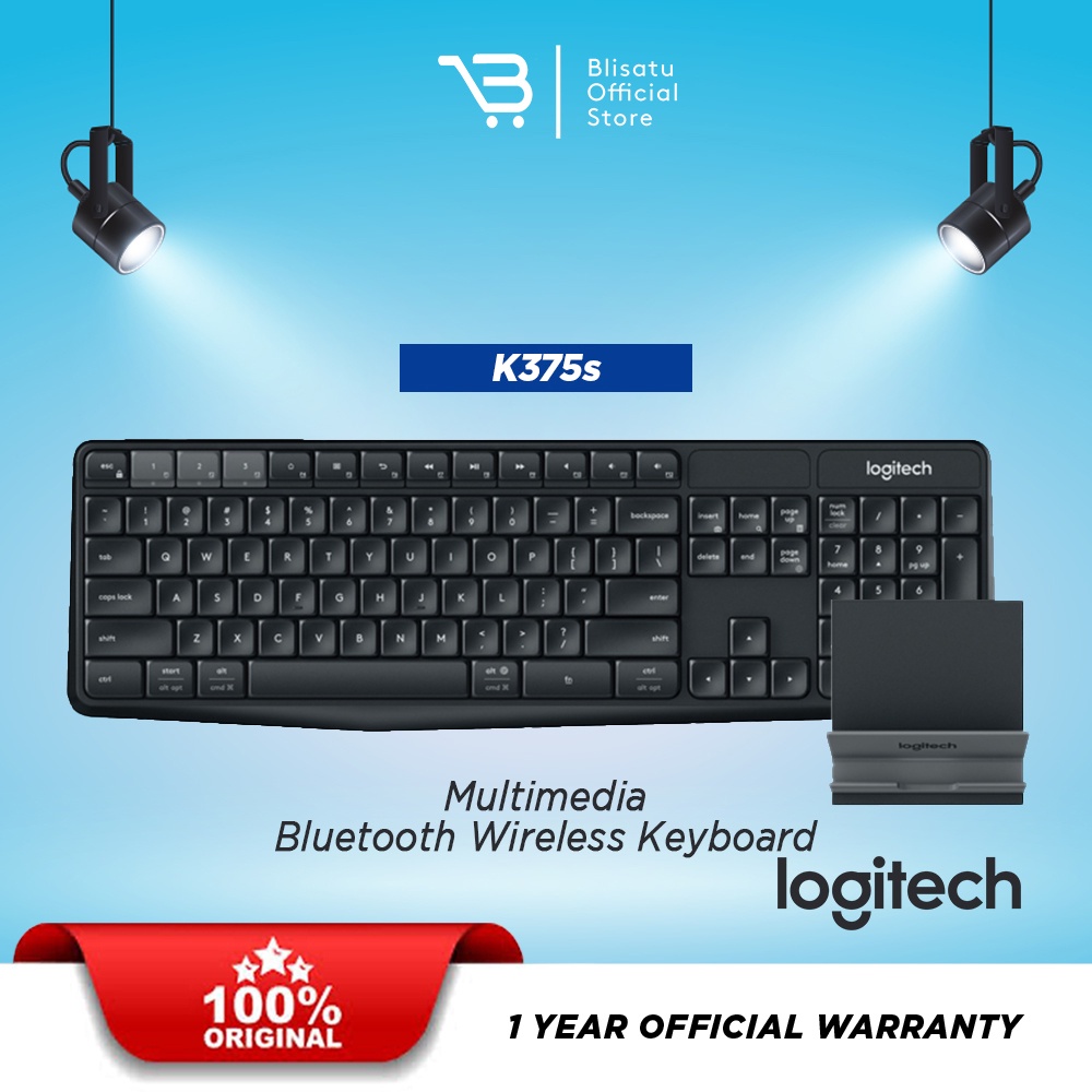 Jual Logitech K375s Keyboard Multi-Device | Shopee Indonesia