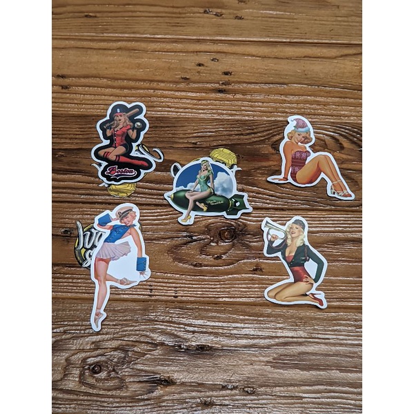 Jual Stiker Pin Up Girl Sexy Eropa Style Stiker Sexy Girl Stiker Vespa Motor Retro Stiker Lucu