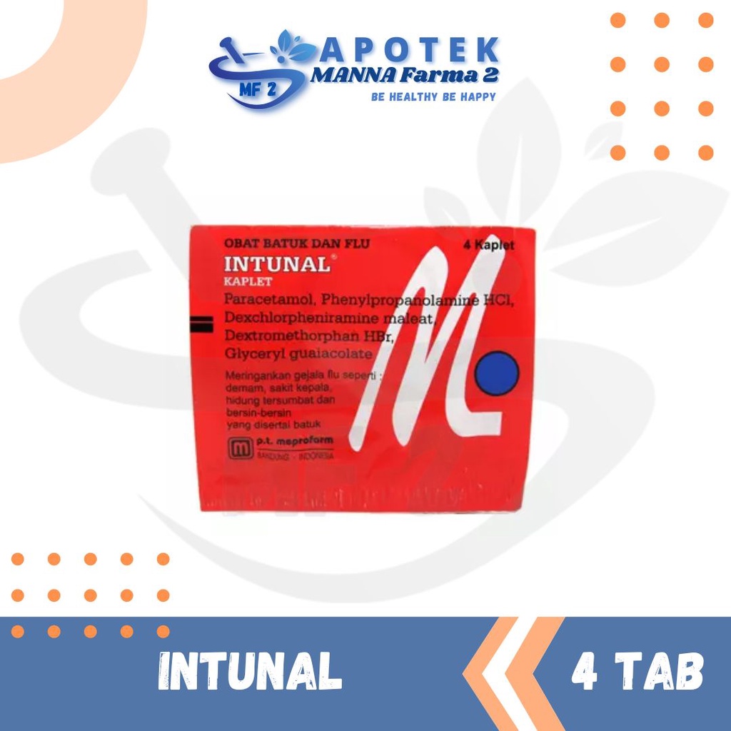 Jual INTUNAL TABLET (PER STRIP @4 TABLET) | Shopee Indonesia
