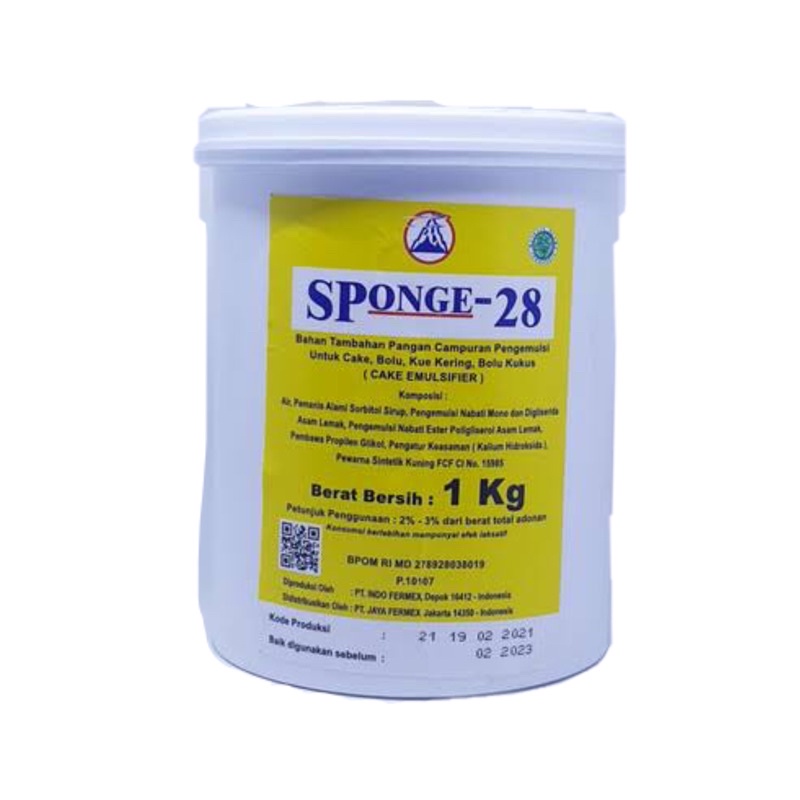 Jual SP 1 kg / sponge-28 1kg / cake emulsifier pengembang pelembut 1kg ...
