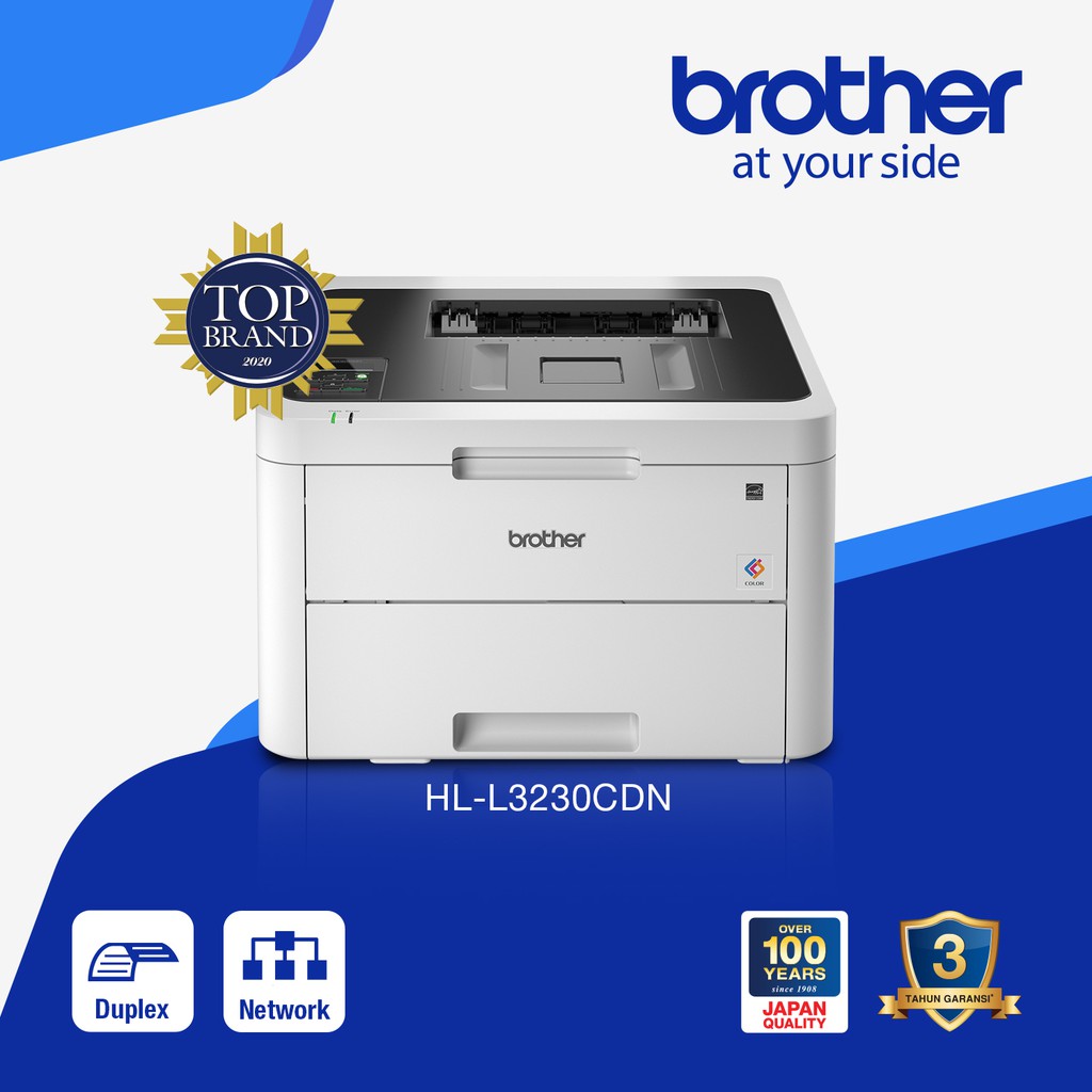 Jual Printer Brother HL-L3230CDN Laser Color Duplex & Network - Resmi | Shopee Indonesia