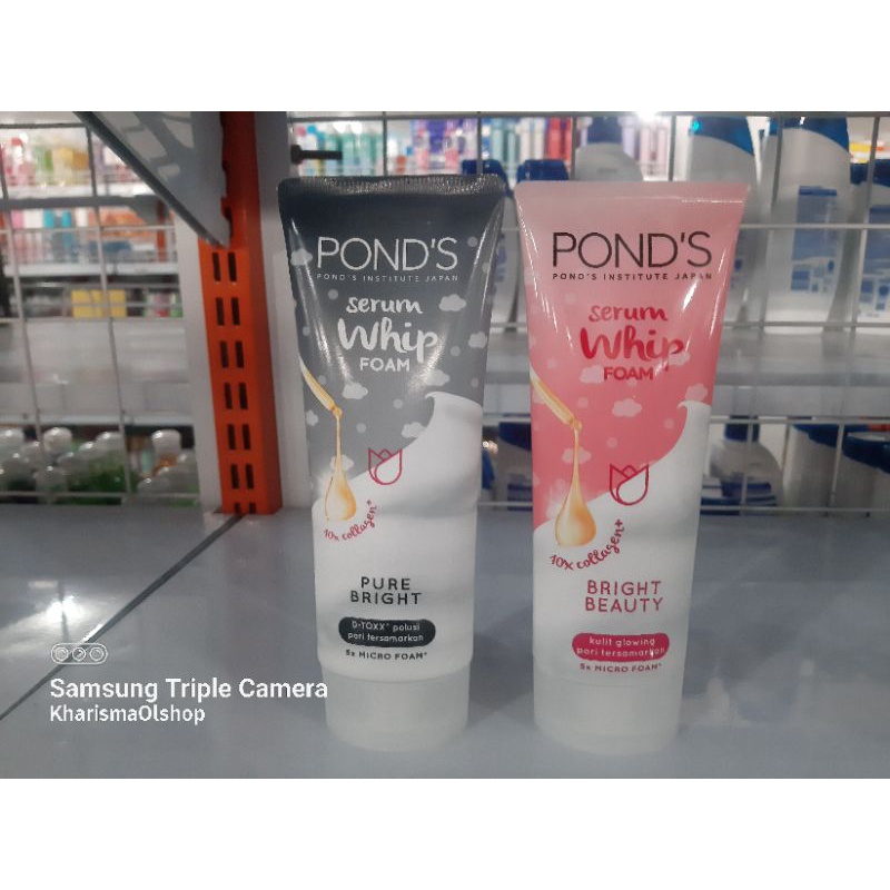 Jual Ponds Serum Whip Foam Bright Beauty / Pure Bright 100ml | Shopee ...