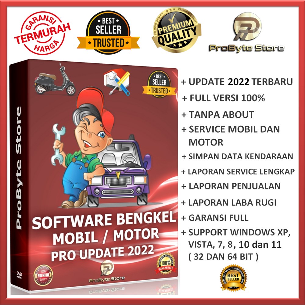 Jual SOFTWARE BENGKEL MOTOR DAN MOBIL PENJUALAN SPAREPART DAN JASA SERVICE SID REPARASI ...