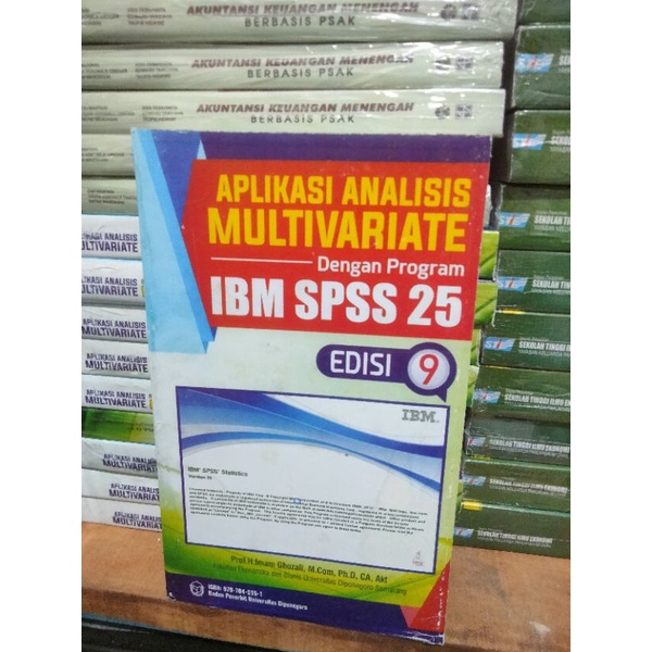 Jual APLIKASI ANALISIS MULTIVARIATE DENGAN PROGRAM IBM SPSS 25 | Shopee Indonesia