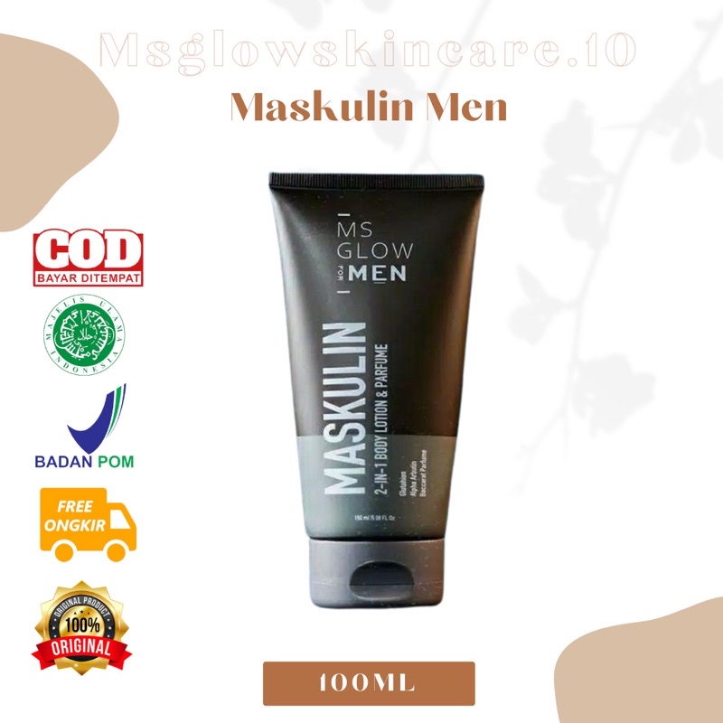 Jual Maskulin Men Ms glow for men | Shopee Indonesia