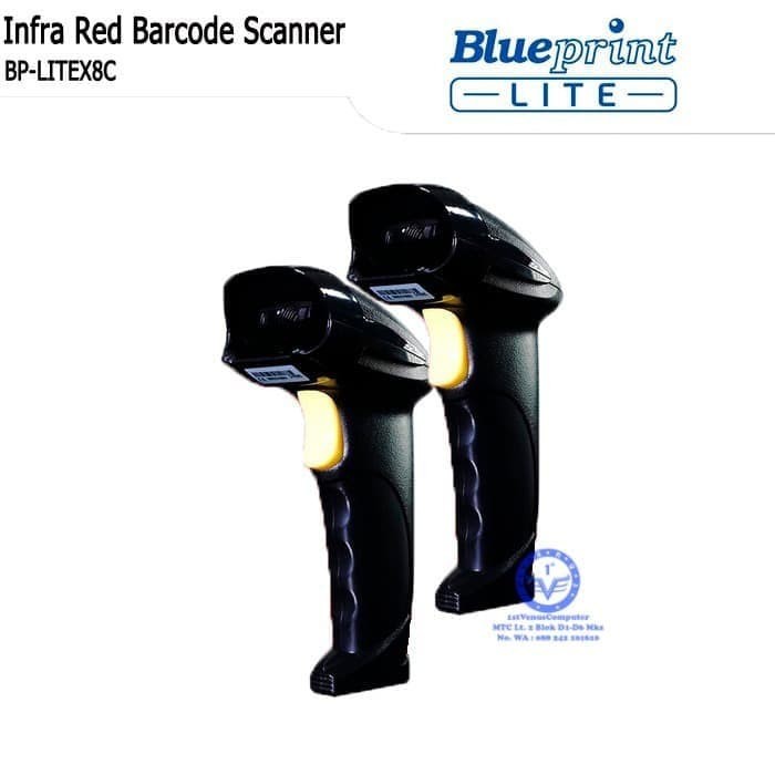 Jual SCANNER BARCODE BLUEPRINT INFRA RED BP-LITE X8C | Shopee Indonesia