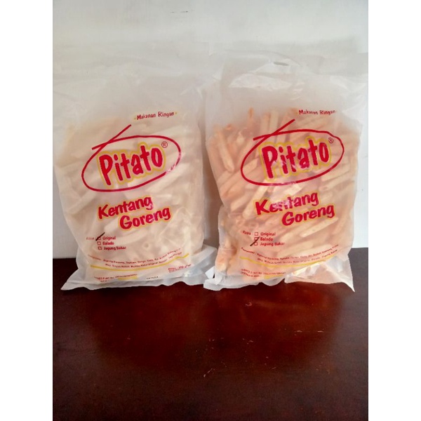 Jual Snack Pitato Kentang goreng 250 gram | Shopee Indonesia