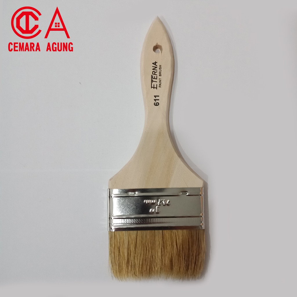Jual Kuas Cat Tembok Merk Eterna Type 611 Ukuran 3" (inch) | Shopee ...