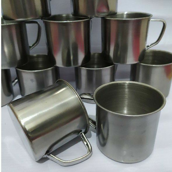 Jual mug stainless / mug pendaki / cangkir stainless diameter 7mm ...