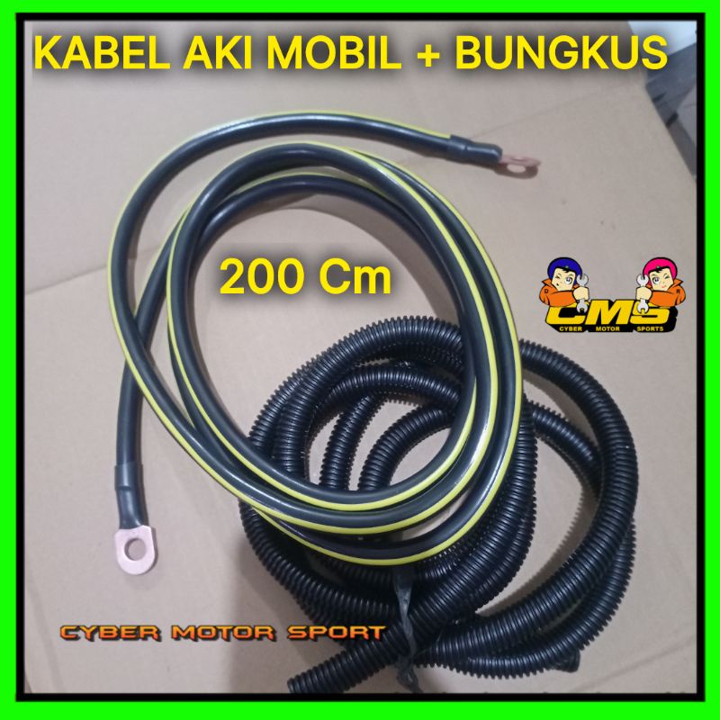 Jual Cable Accu mobil 12volt 200cm . Kabel aki mobil universal. Kabel ...