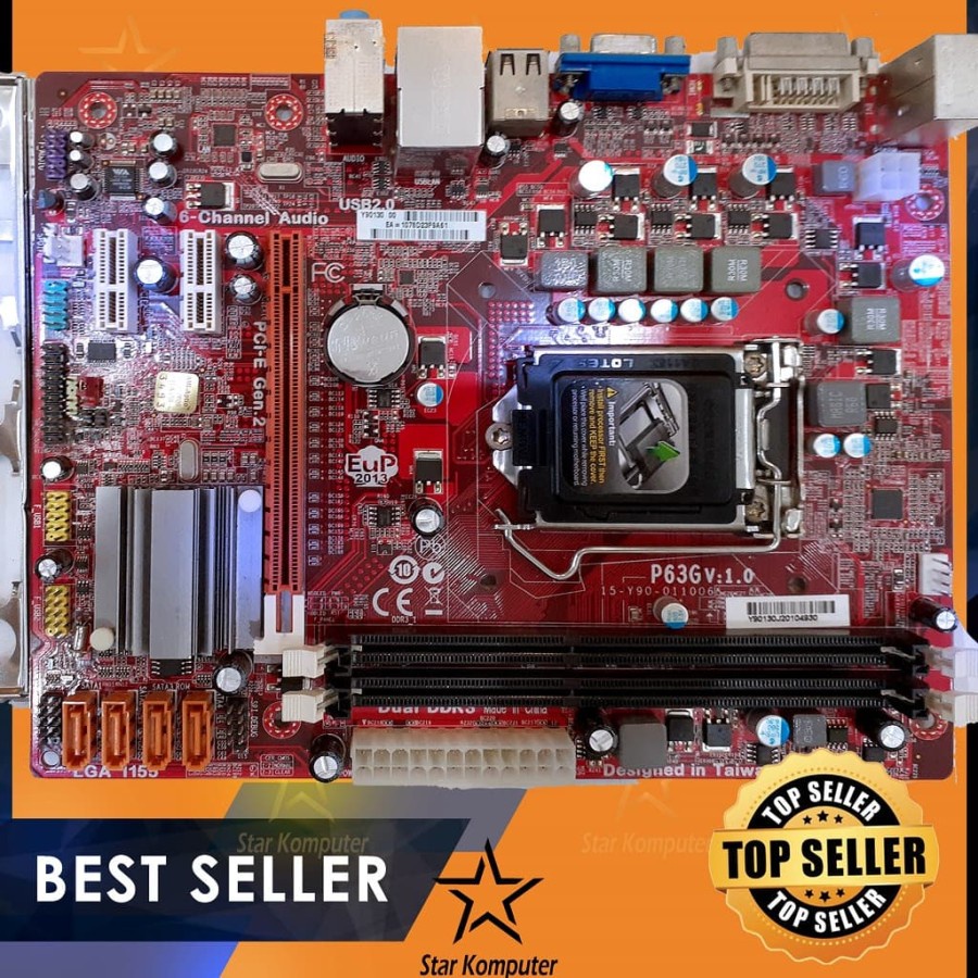 Jual MOTHERBOARD PC CHIP H61 LGA 1155 | Shopee Indonesia