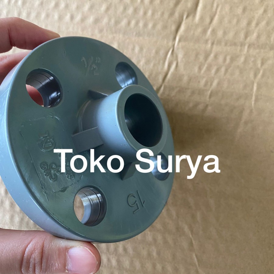 Jual Flange pvc jis 10k 1/2" inch flange 1/2" taiwan aw KDJ flandes 1/2" | Shopee Indonesia