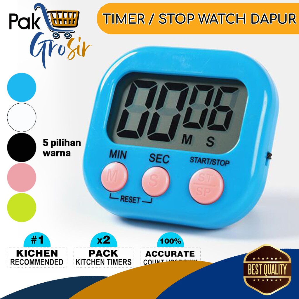 Jual DIGITAL KITCHEN TIMER MASAK MAGNET JAM ALARM STOPWATCH ALAT DAPUR ...