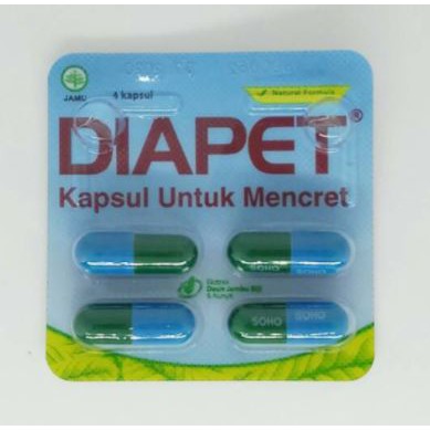 Jual DIAPET 1 STRIP @ 4 KAPSUL - OBAT DIARE | Shopee Indonesia