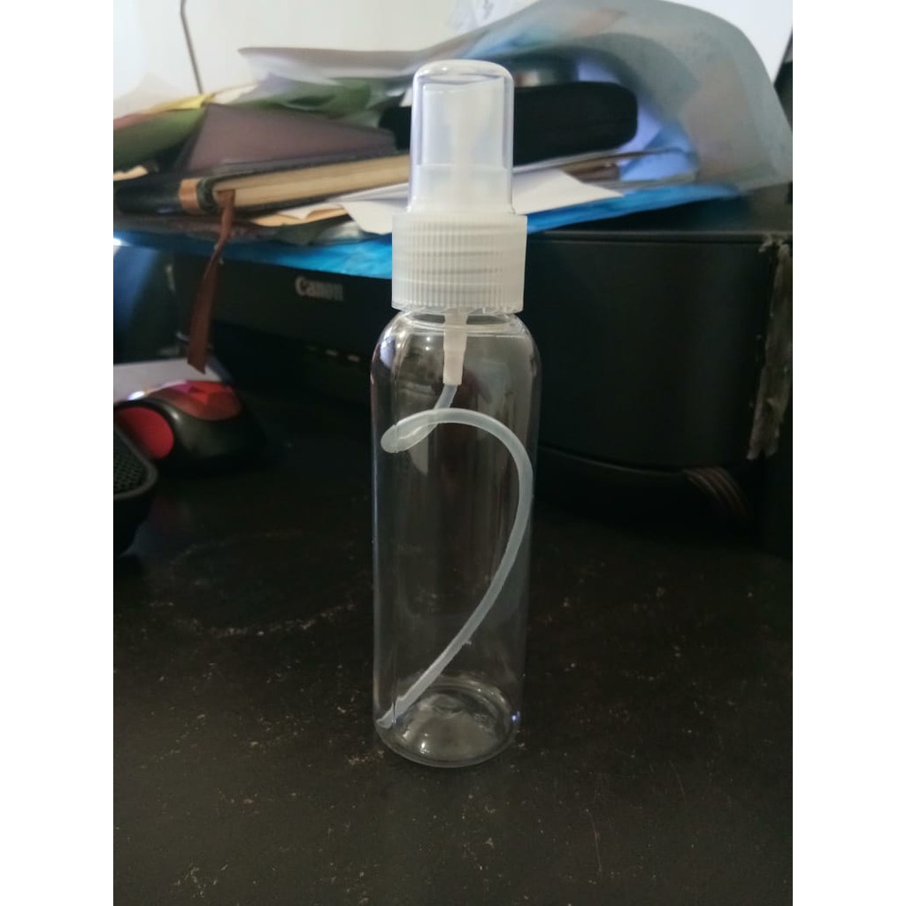 Jual Botol Spray 100 ml, 60 ml, 30ml (TUTUP SPRAY BERWARNA, BOTOL ...