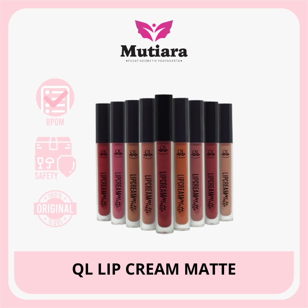 Jual QL LIP CREAM MATTE | Shopee Indonesia