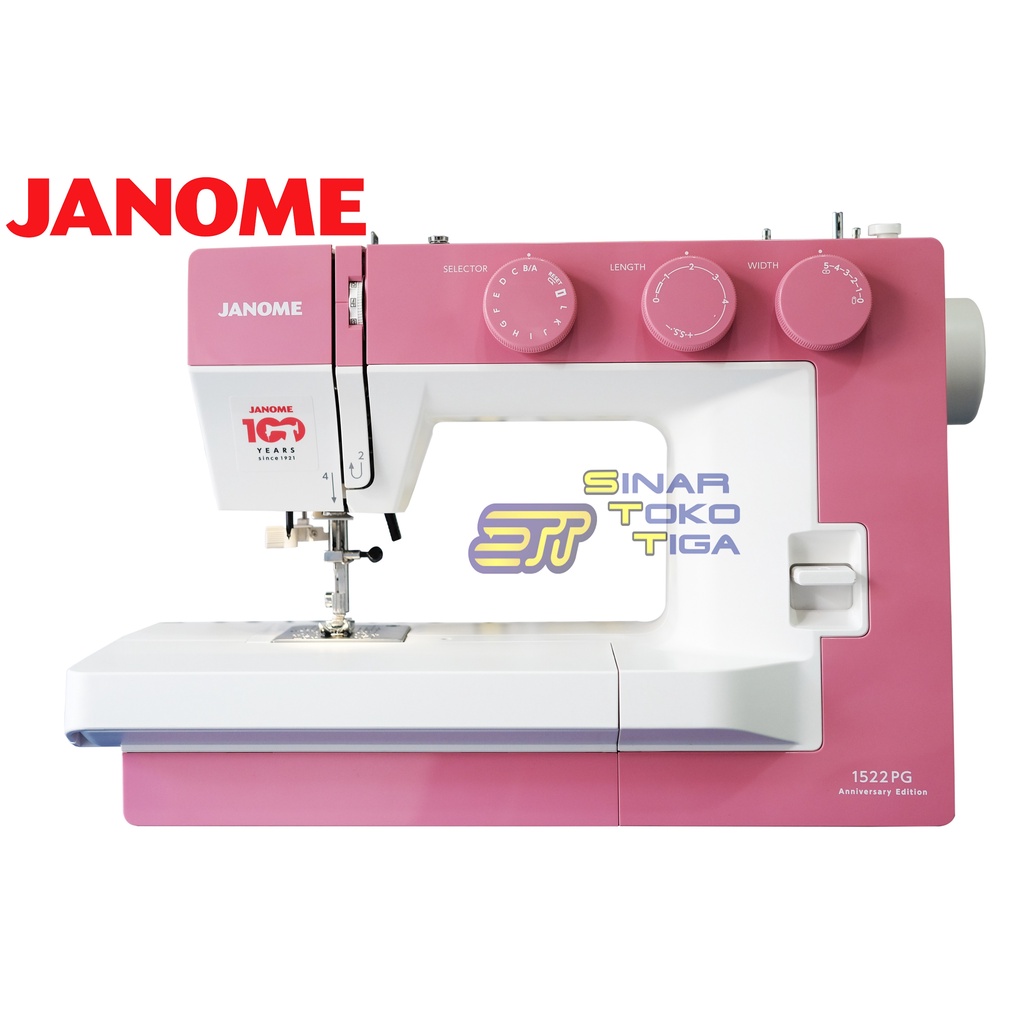 Jual JANOME 1522 PG Mesin Jahit Portable Multifungsi 1522PG | Shopee Indonesia