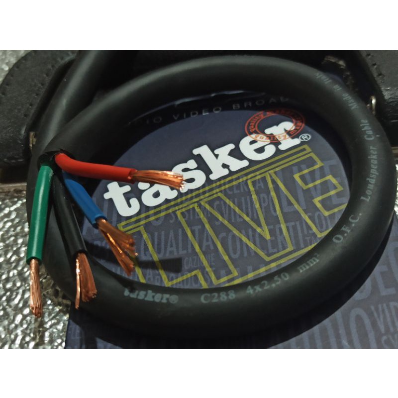 Jual TASKER Load Speaker Cable Size 4 x 2.5 mm C288 / METER | Shopee ...