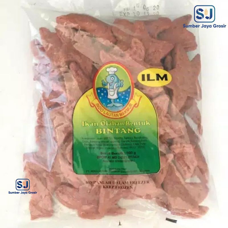 Jual ILM TEMPURA LONJONG/BINTANG/SUKHOI GORENG 500 GR/FROZEN FOOD IKAN ...
