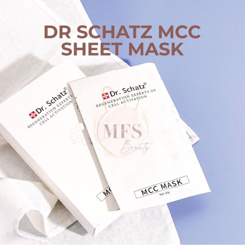 Jual [BARU] DR.SCHATZ - Dr Schatz MCC Sheet Mask - Masker Wajah - Missflolaks | Shopee Indonesia