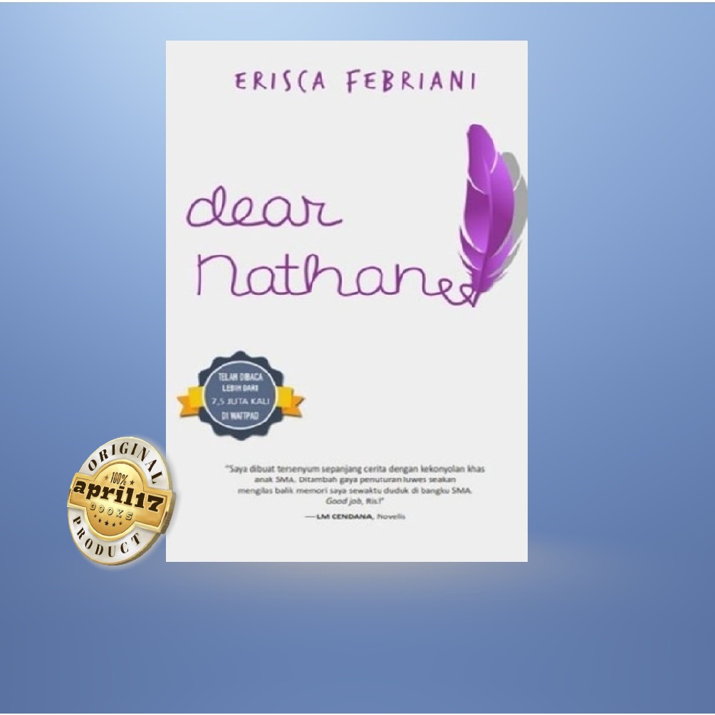 Jual Novel : DEAR NATHAN | Shopee Indonesia